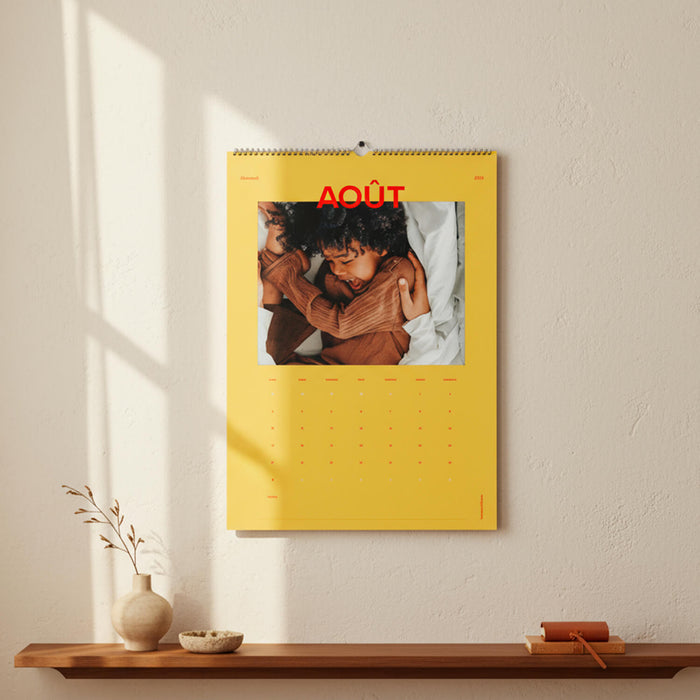 Colorful A3 Photo Calendar – Design and personalised gift